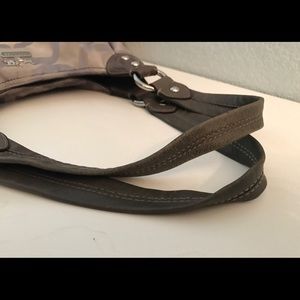 Coach | Bags | Grey Coach Signature Purse | Poshmark